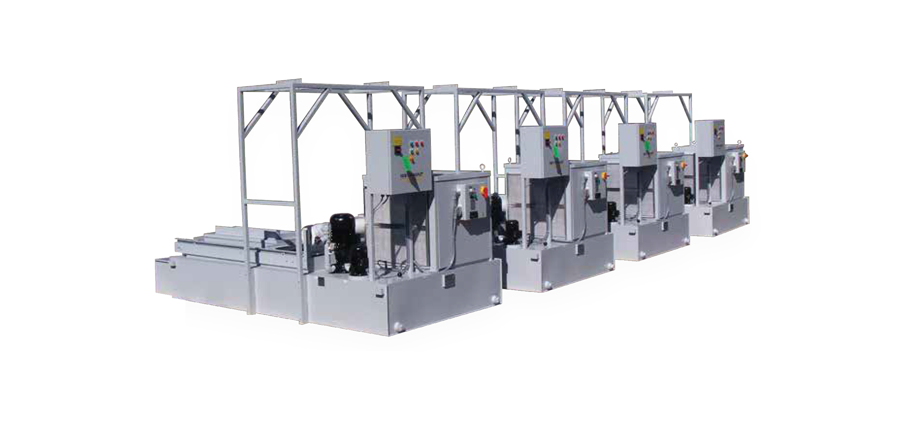 BFI - Flat Bed Band Filter System is Ideal for water-based applications